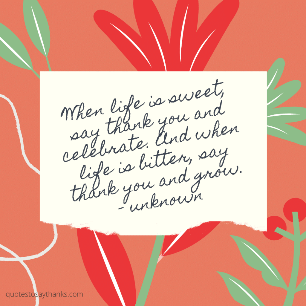 Thank You Quote - Say Thank You In Life - Thank You Quotes